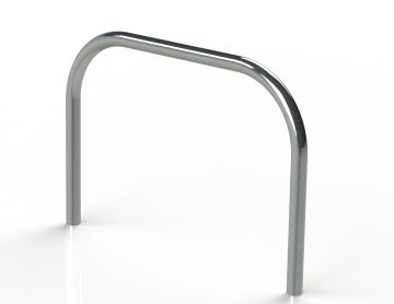 RCH-76-1.5 Stainless steel root fixed perimeter hoop barrier - RAM Posts