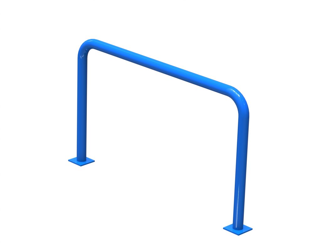 RHB-76-1.75-GPC Root fixed perimeter hoop barrier - RAM Posts